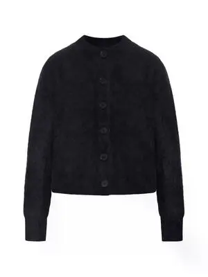 LISA YANG Azalea Brushed-finish Wool Cardigan
