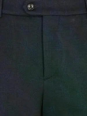B SETTECENTO Check-pattern Tailored Trousers