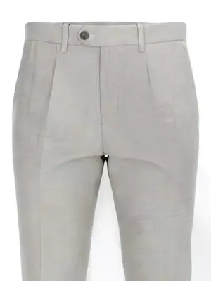 Isaia Belt-loop Pleated Trousers
