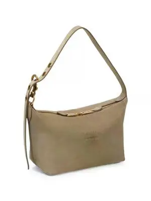 Miu Miu Spirit Logo-embossed Suede Shoulder Bag