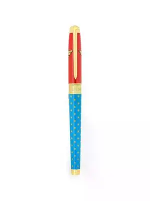 S.t. Dupont X Dc Comics Star-print Wonder Pen - Blue