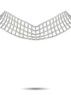 LB EXCLUSIVE Diamond Lattice Choker Necklace