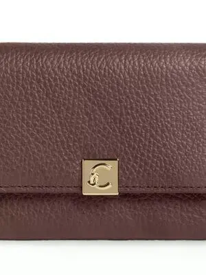 COCCINELLE Pansy Grained-leather Wallet - Brown