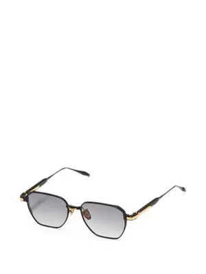 JOHN DALIA Richy Rectangular-frame Sunglasses - Black