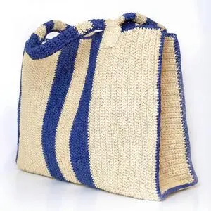 JURGI BRAND Riviera Stripe Bag - Blue