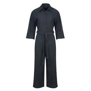 CONQUISTA Dark Denim Jumpsuit - Grey