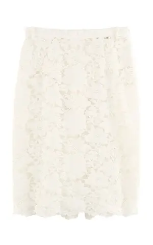 ARAKII ARAKII Velvet Lace Pencil Skirt