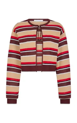 Rabanne Striped Knit Cardigan - Stripe
