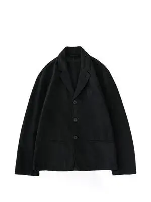Studio Nicholson Spiel Notch-lapels Blazer - Black