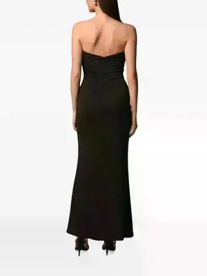 NAFSIKA SKOURTI Joni Crystal-embellished Strapless Midi Dress