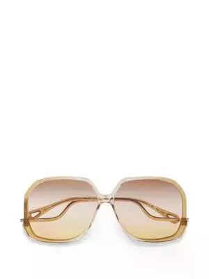 Chloé Oversized Geometric-frame Sunglasses