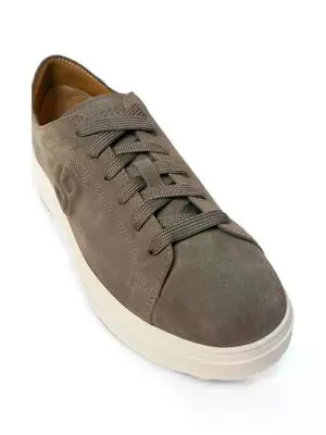 BOSS Logo-emed Suede Sneakers