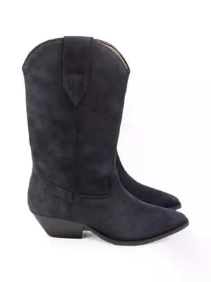 ISABEL MARANT VINTAGE 2020s Duerto Cowboy Boots - Black