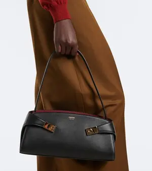 FERRAGAMO East-west Small Leather Shoulder Bag