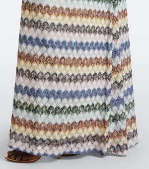 Missoni One-shoulder Lame Gown