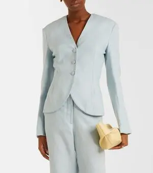Faithfull The Brand Zeta Linen Blazer