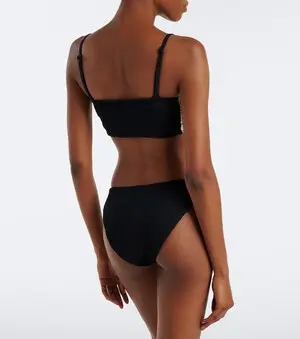 Hunza G Delphine Polka-dot Reversible Bikini