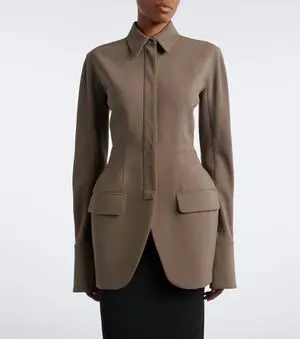 MUGLER Wool-blend Jacket