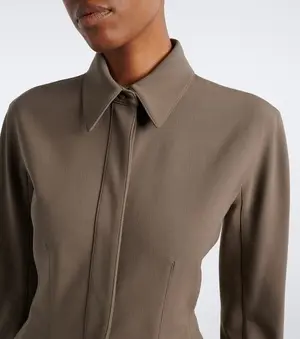 MUGLER Wool-blend Jacket