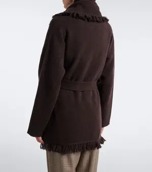 Alanui Finest Cashmere And Silk-blend Cardigan
