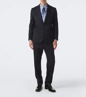 Saint Laurent Wool Gabardine Blazer