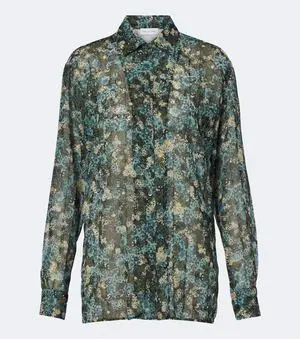 Dries Van Noten Floral Shirt - Blue