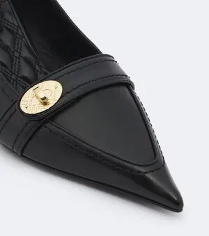 Burberry Cotswolds Leather Pumps