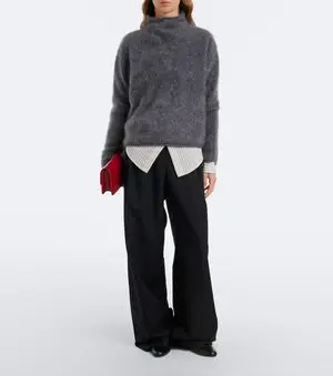 LISA YANG Sandy Cashmere Turtleneck Sweater