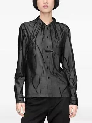 MAISON MARGIELA Creased Double-layer Shirt