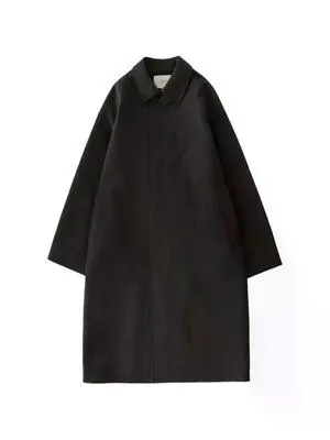 Studio Nicholson Crowe Wool-cotton Twill Coat - Brown