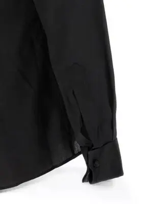 Pal Zileri Pleated-plastron Tuxedo Cotton Shirt