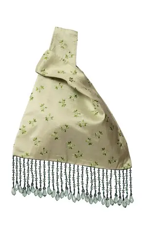 MÉLISSE The Garden Bag In Embroidered Silk