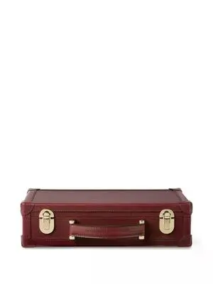 Brunello Cucinelli Burnished Calfskin Glasses Organizer - Red