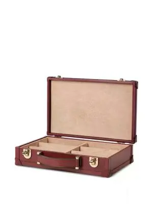 Brunello Cucinelli Burnished Calfskin Glasses Organizer