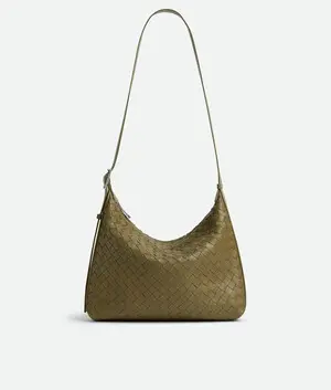 Bottega Veneta Small Traveler Hobo Bag - Algae