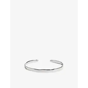 Monica Vinader Siren Muse Slim Sterling- Bracelet Cuff - Silver