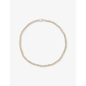 ANNIKA INEZ Beaded Sterling-silver And Riverstone Necklace - Silv/rvrstn