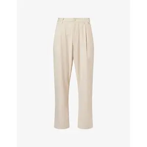 SUMMIT Tailored Cotton And Wool-blend Trousers