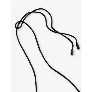 ANNIKA INEZ Small Ellipse Cotton And Sterling-silver Necklace