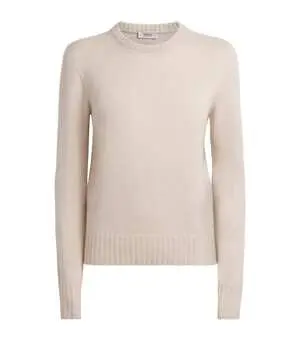 Agnona Cashmere Lipstick Sweater - Beige