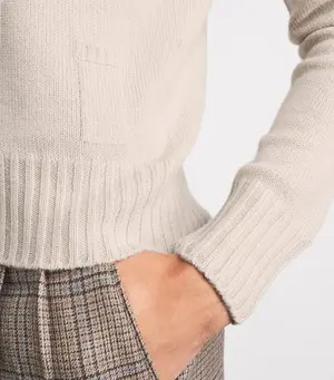 Agnona Cashmere Lipstick Sweater