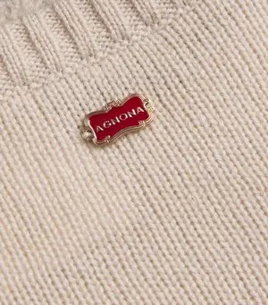 Agnona Cashmere Lipstick Sweater