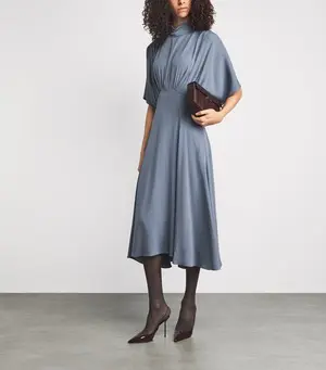 Agnona Draped Kimono Maxi Dress