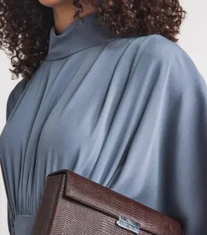 Agnona Draped Kimono Maxi Dress
