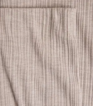 Agnona Cashmere-wool-silk Wide-leg Ribbed Trousers