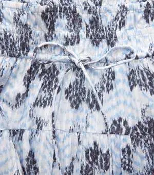 Ulla Johnson Cotton-blend Lyria Midi Dress - Blue
