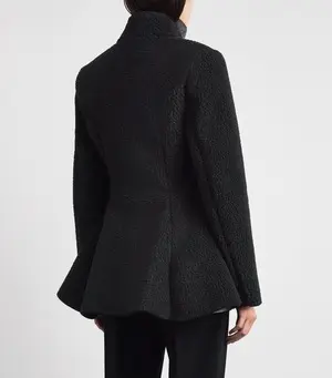 Stella McCartney Plush Peplum Jacket