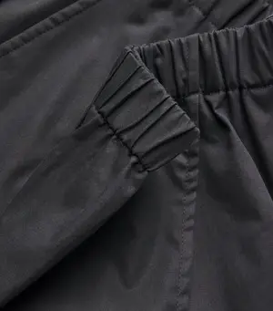 Theory Cotton Parachute Wide-leg Trousers - Black