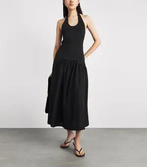 Theory Ribbed Halterneck Top