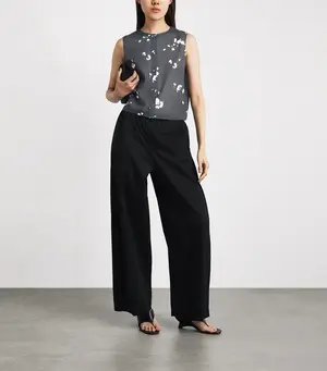 Theory Shell Printed Top